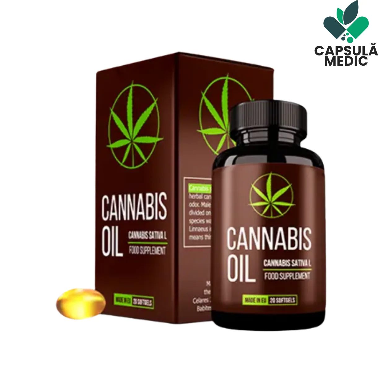 Cannabis Oil Capsules: Farmacie, Preț și Experienț - CapsulaMedic